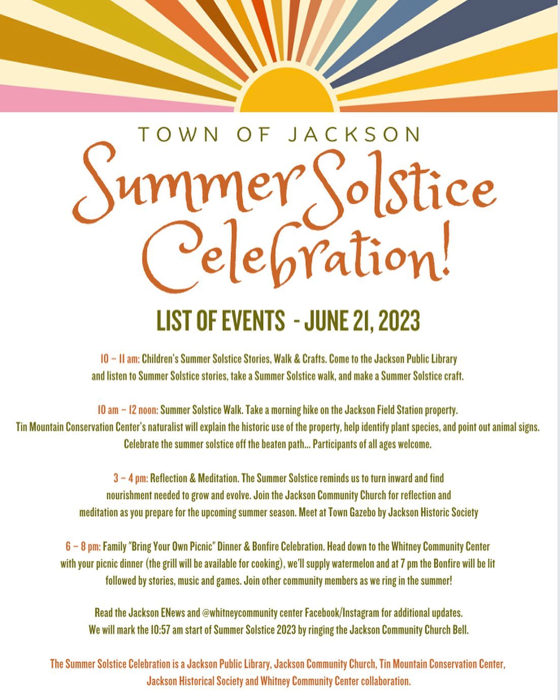 Summer Solstice with JCC and Jackson Friends: Wed, June 21 – Jackson ...